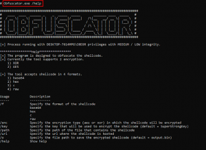 Obfuscator – The Program Is Designed To Obfuscate The Shellcode ...